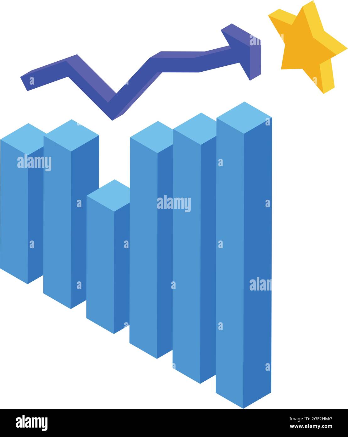 Finance business target graph icon isometric vector. Web plan. Work ...