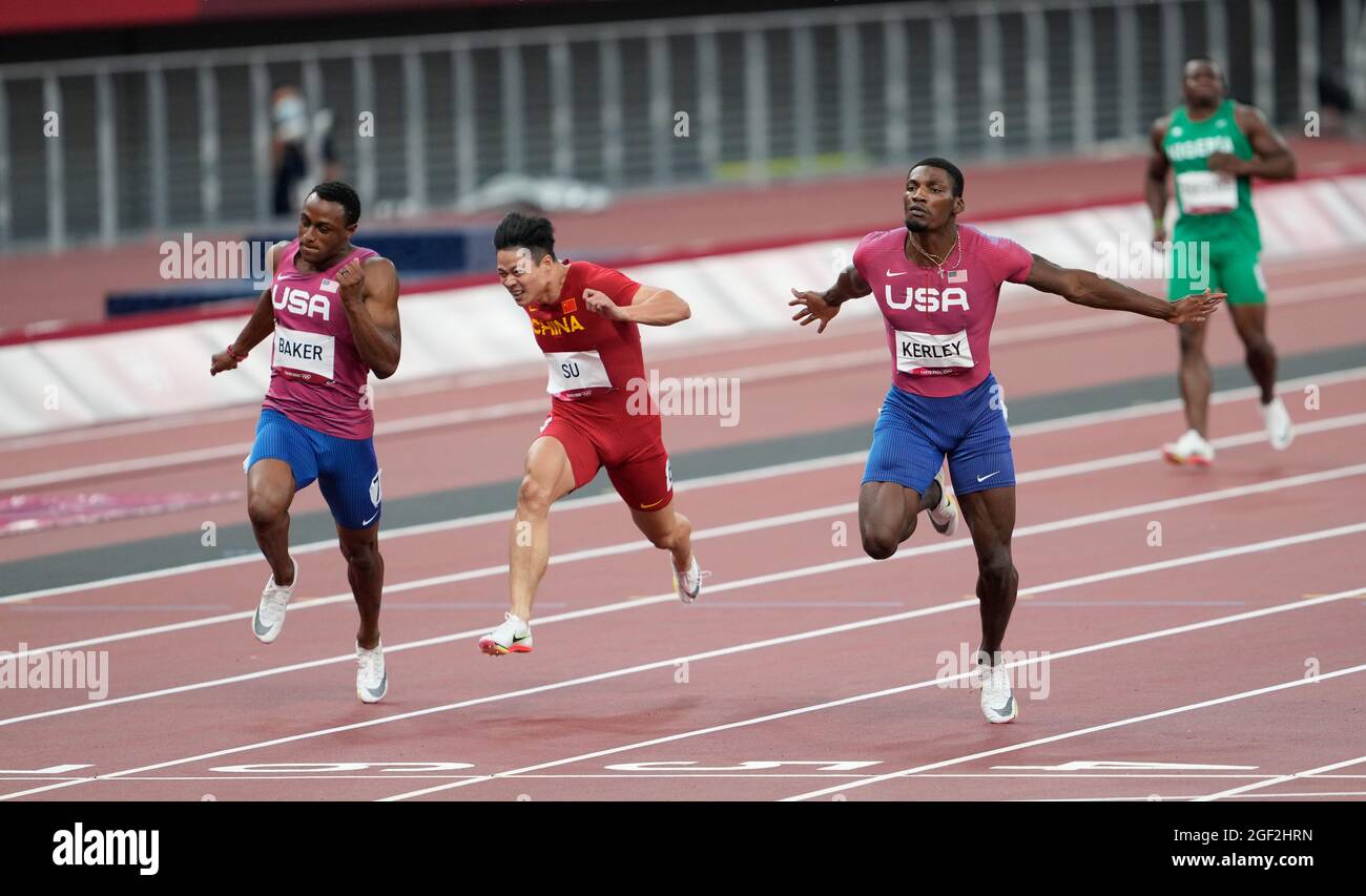 100 meters olympics 2020 hi-res stock photography and images - Alamy