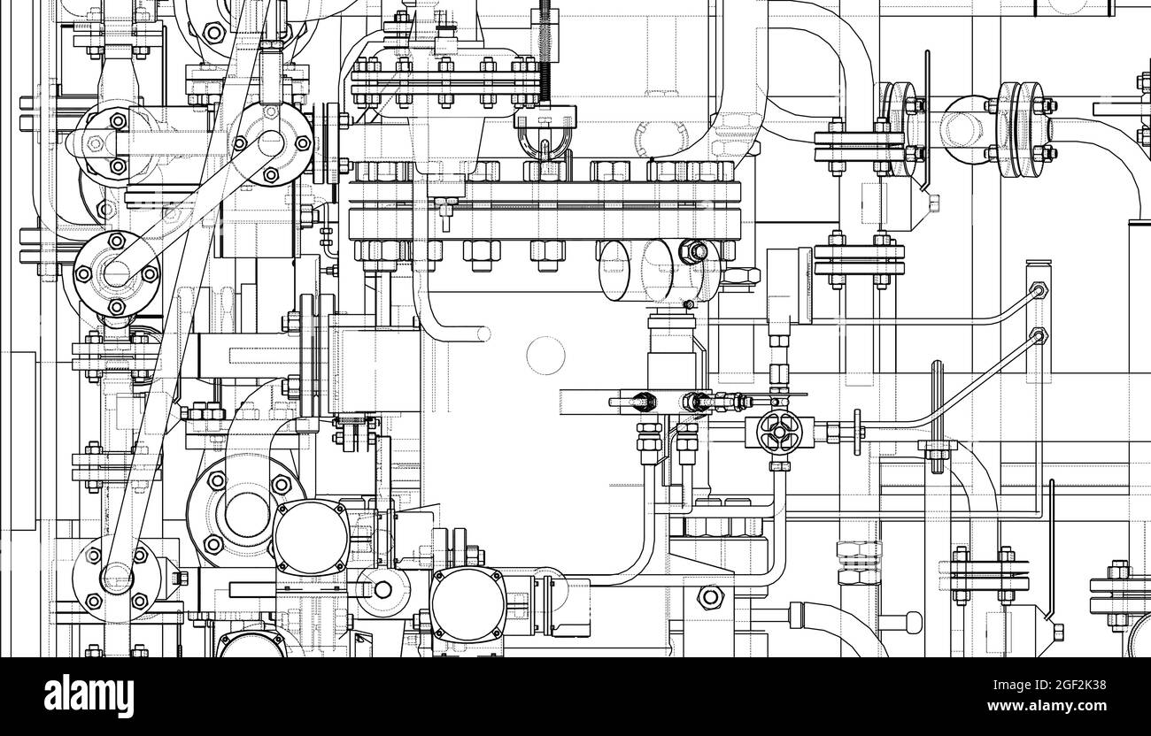 Valves and other industrial equipment. Vector Stock Vector Image & Art ...