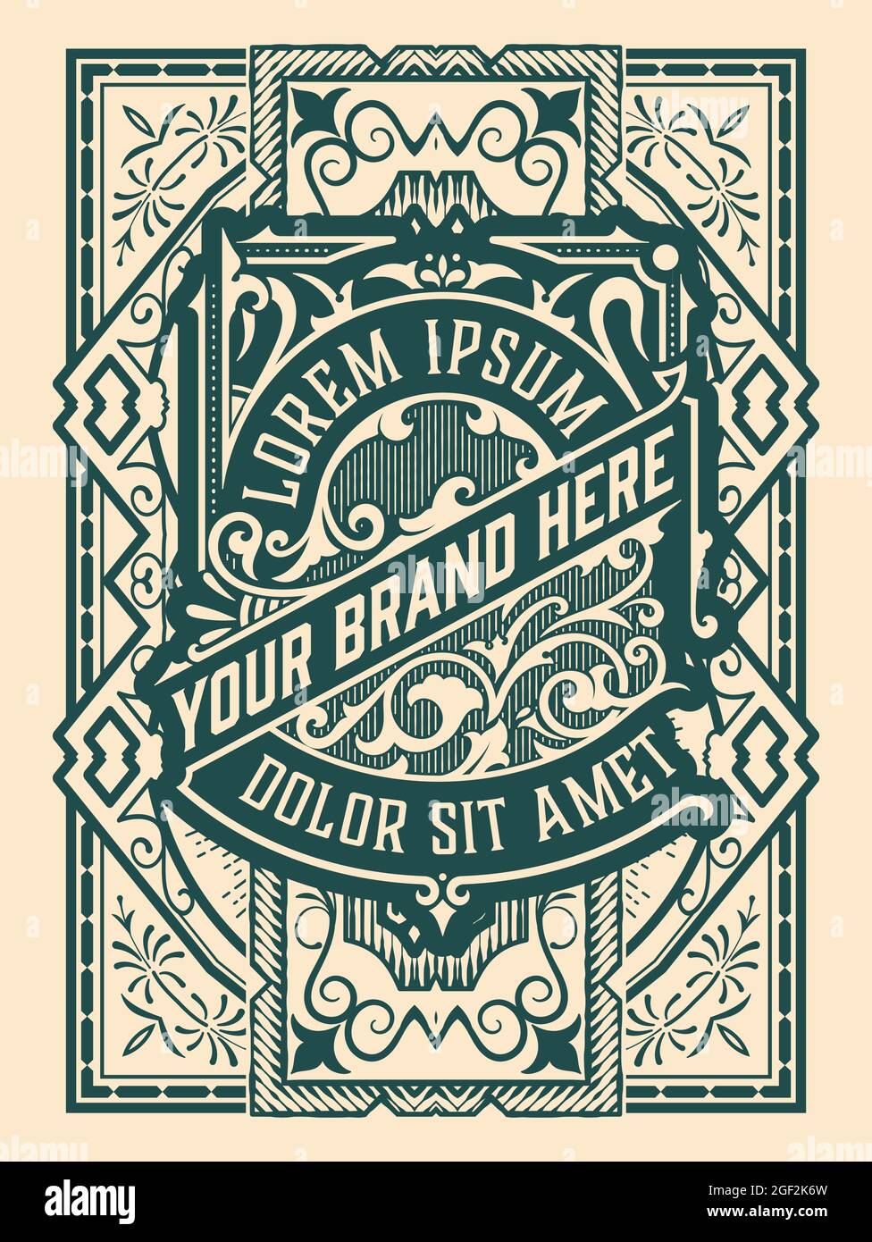 Western card with vintage style Stock Vector Image & Art - Alamy