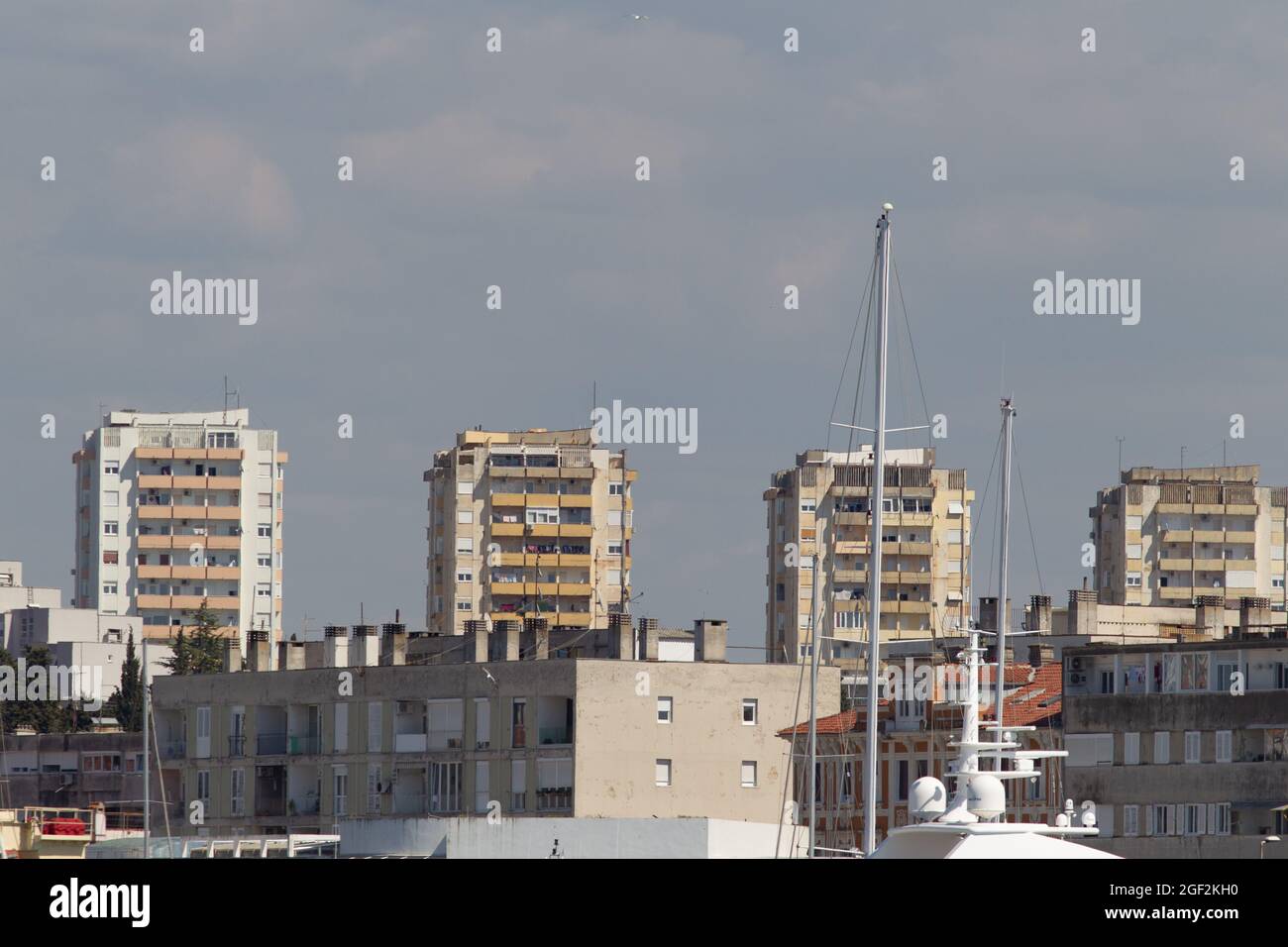 Details of Croatian city radar Stock Photo - Alamy