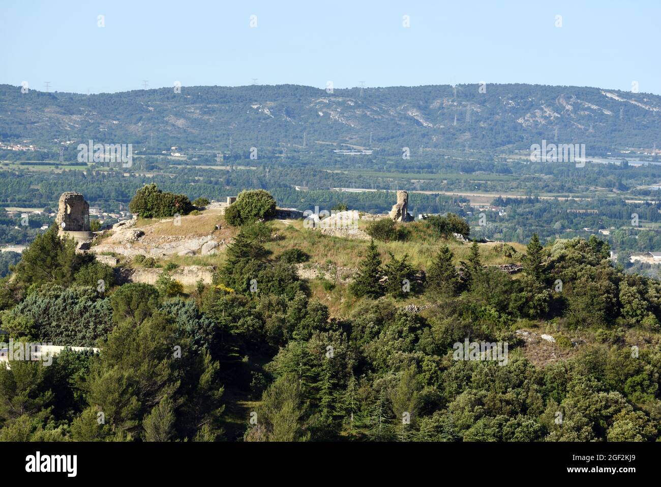 Site of the Ruined Hilltop Village of Merindol destroyed during the ...