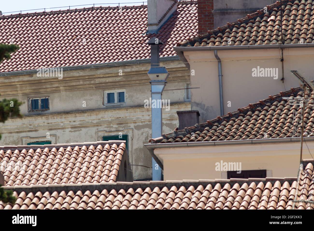 Details of Croatian city radar Stock Photo - Alamy