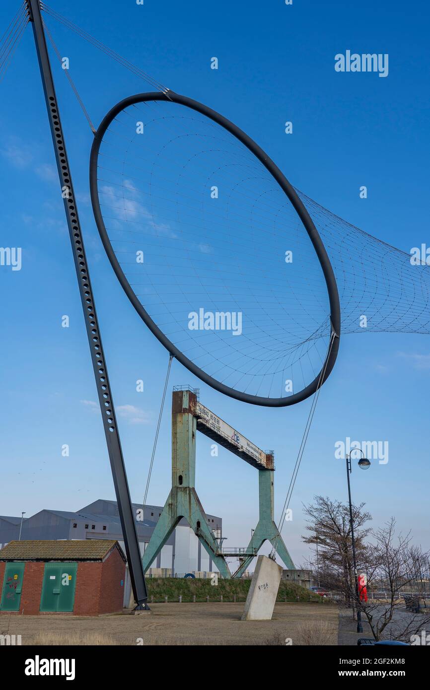 Temenos sculpture in Middlehaven Dock, Middlesbrough, North Yorkshire ...
