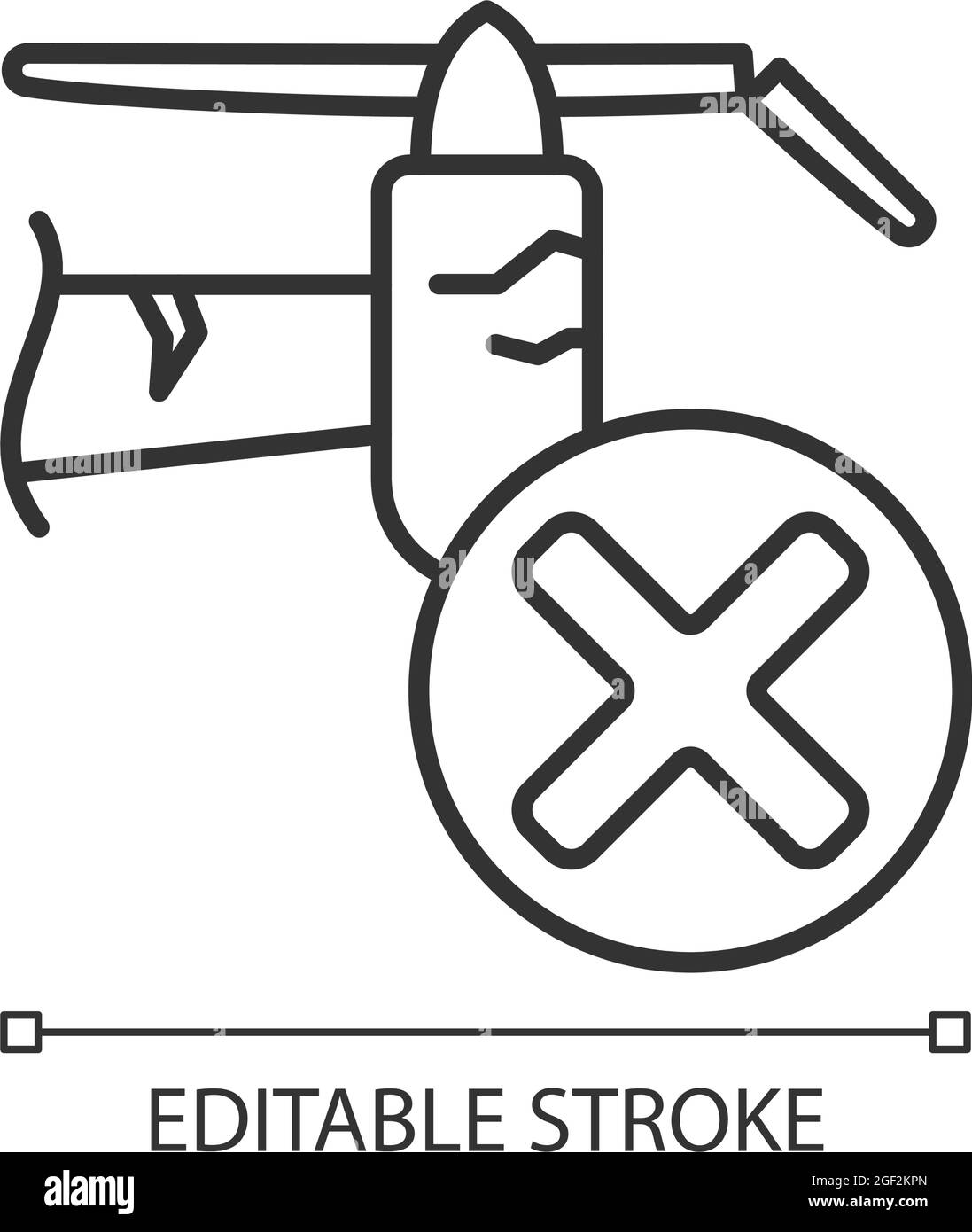 Dont use with cracked details linear manual label icon Stock Vector ...