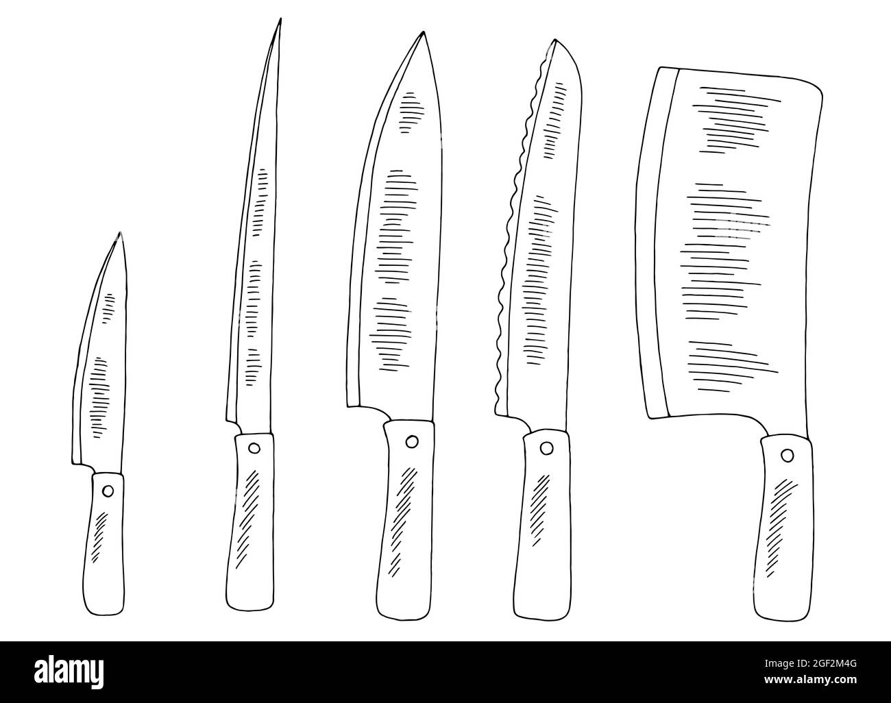 How To Draw A Kitchen Knife