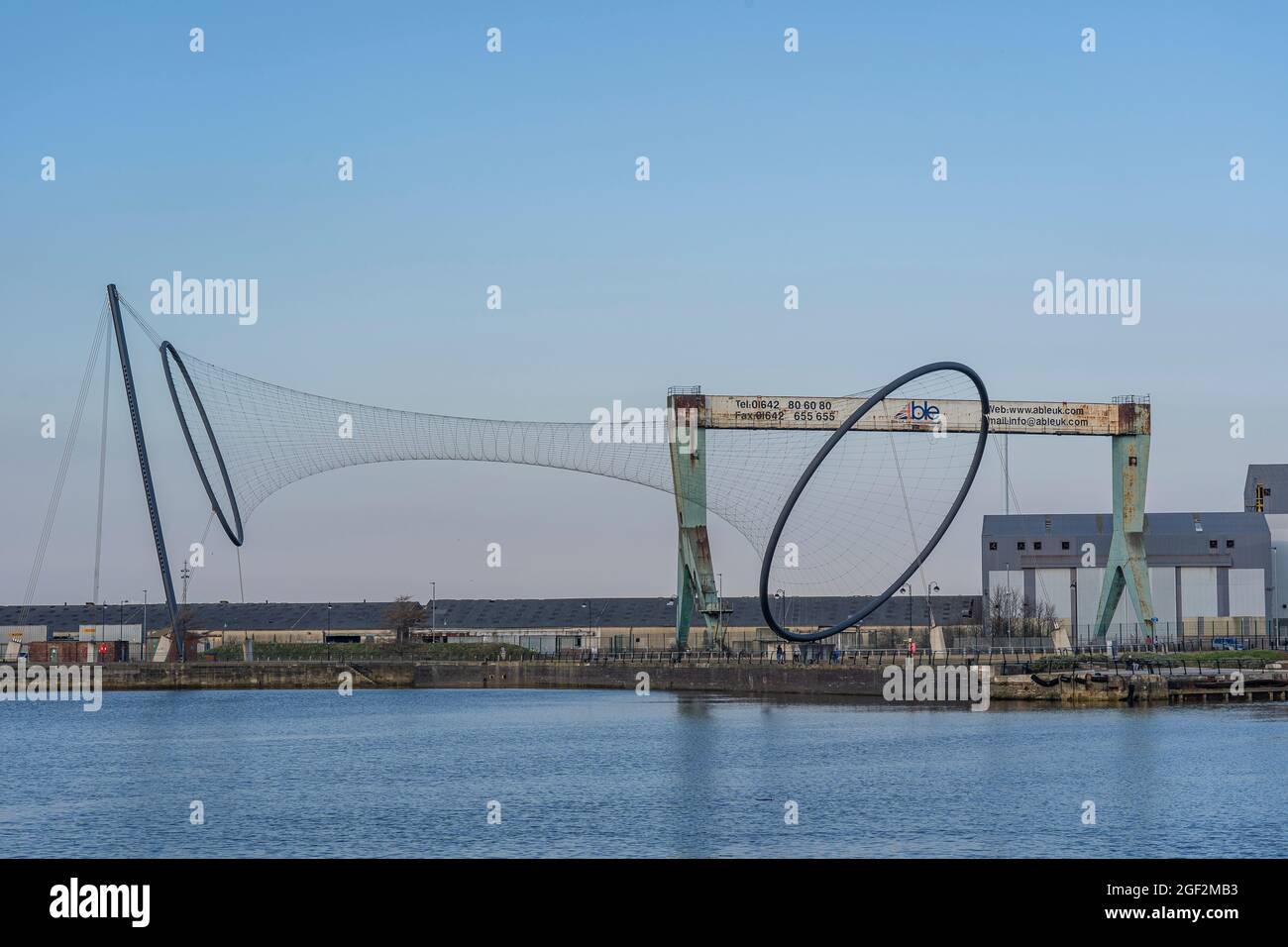 Temenos sculpture in Middlehaven Dock, Middlesbrough, North Yorkshire ...