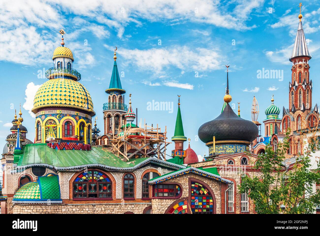 The Universal Temple or Temple of All Religions in Kazan, Russia Stock ...