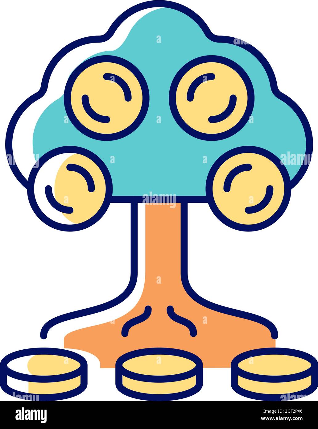 Investing RGB color icon Stock Vector Image & Art - Alamy