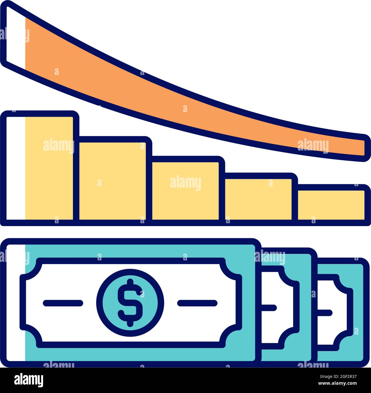 Expense reduction Stock Vector Images - Alamy