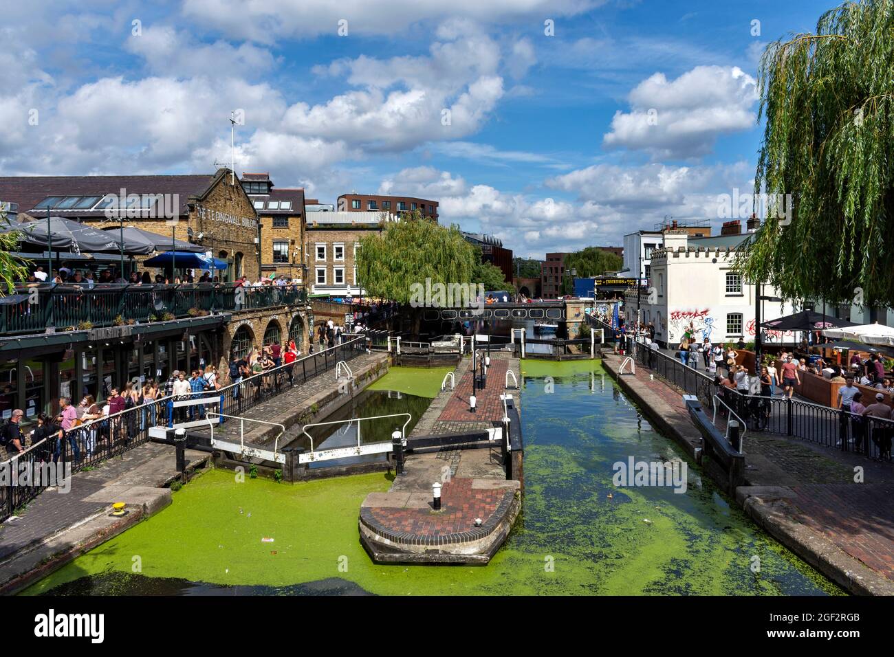 LONDON CAMDEN LOCK CAMDEN TOWN HAMPSTEAD ROAD LOCK NO 1 A TWIN LOCK ...