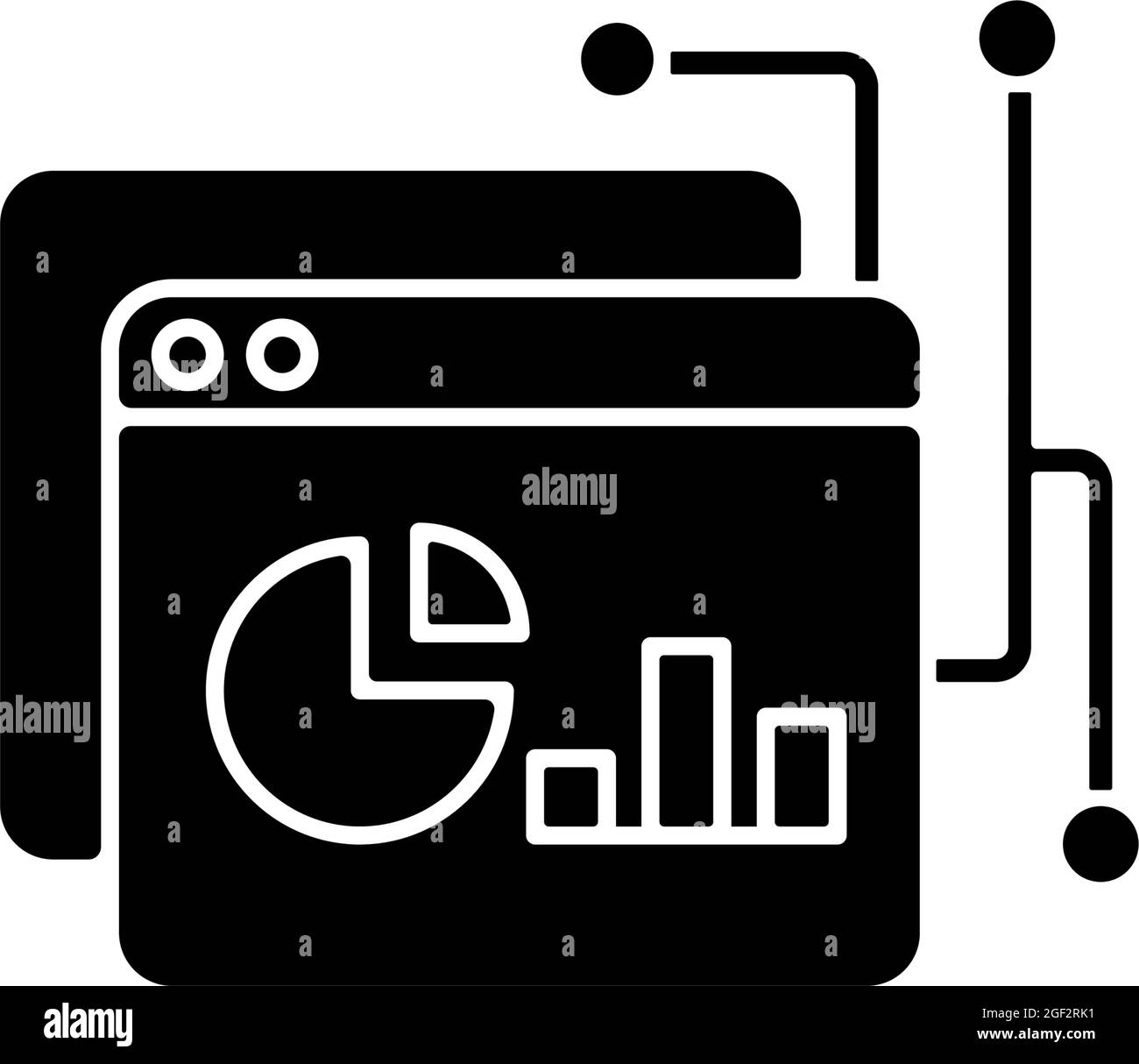 Data intelligence platform black glyph icon Stock Vector Image & Art ...