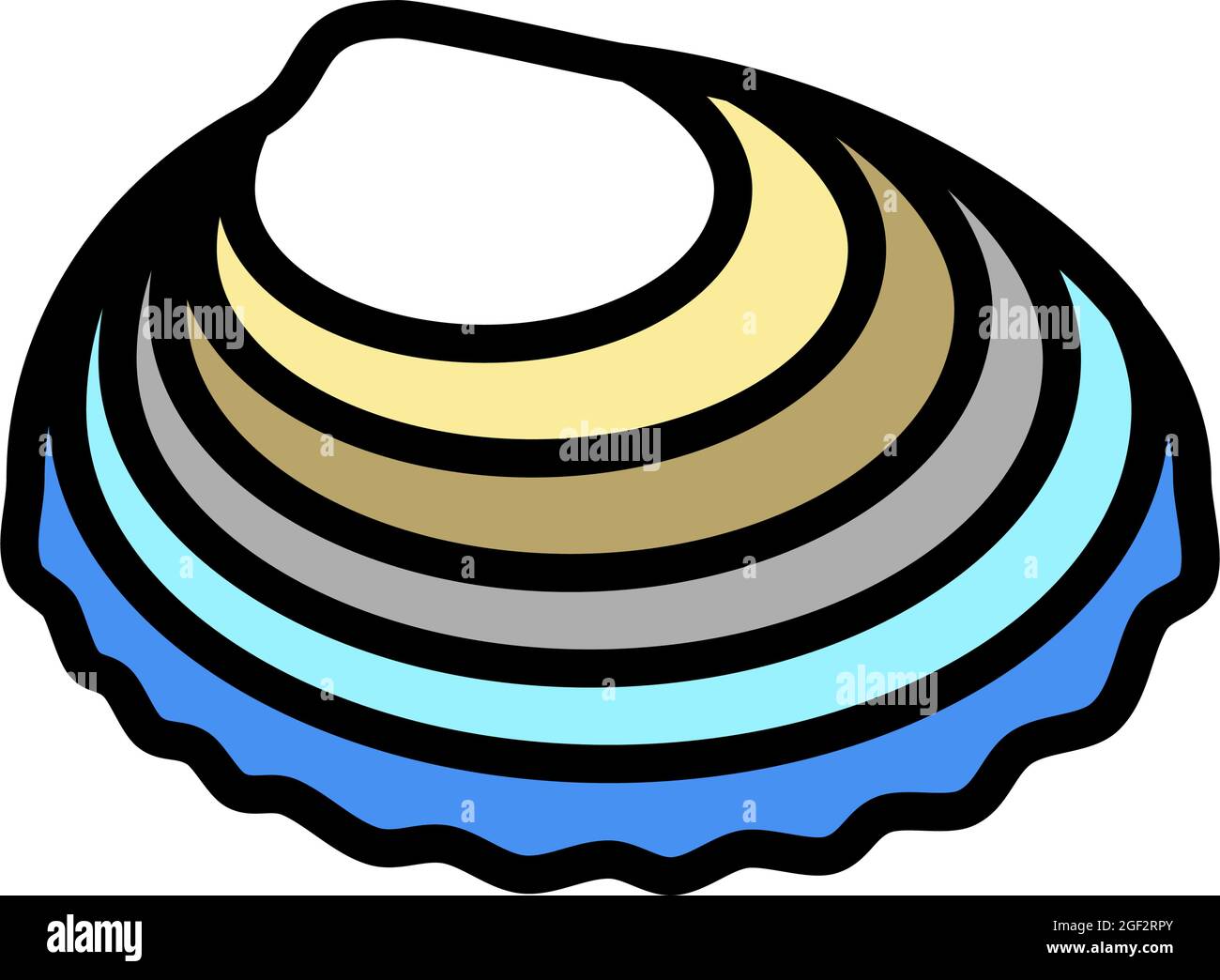 japanese cockle color icon vector illustration Stock Vector Image & Art ...