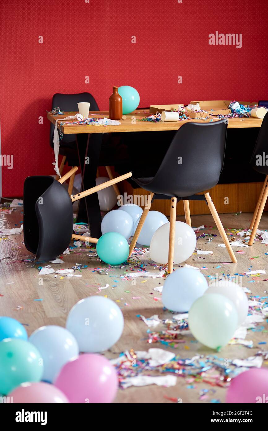 Messy House After Party High Resolution Stock Photography and Images ...