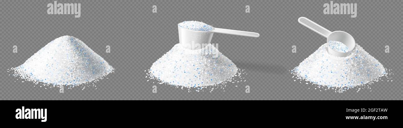 Detergent washing powder pile and measuring scoop Stock Vector Image ...