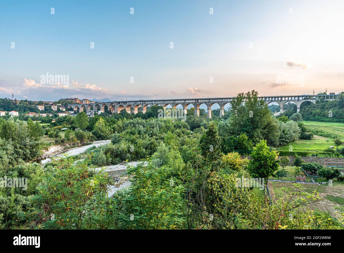 The main tourist attractions of Cuneo: the Soleri viaduct, Via Roma and ...
