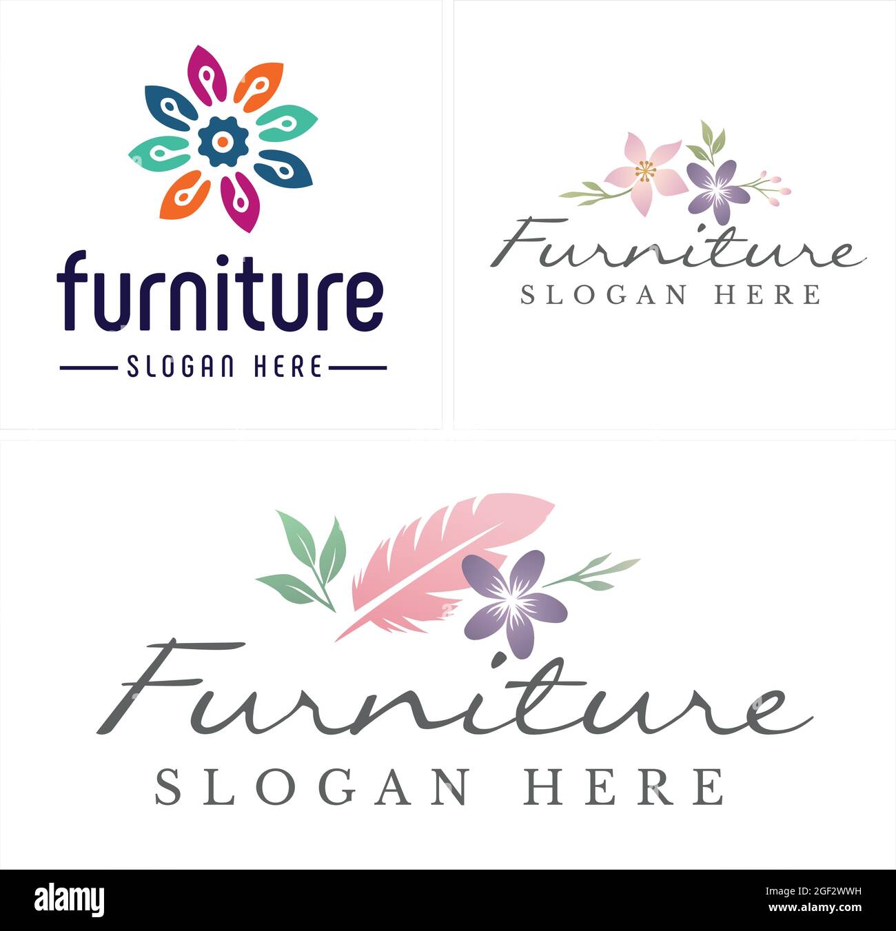 Interior design icons high Stock Vector Images - Alamy