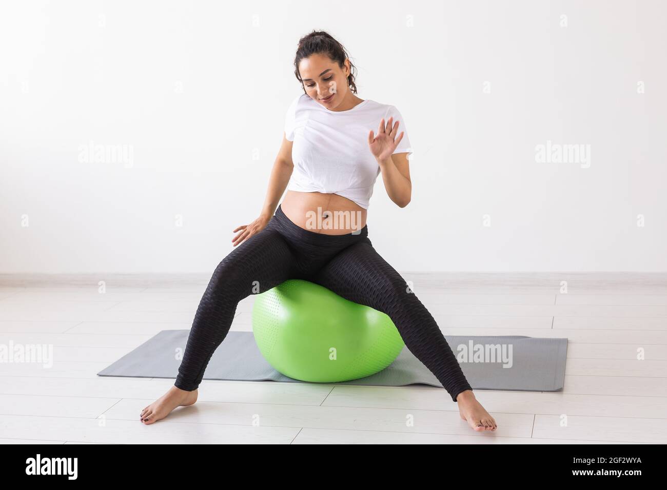 Girl pot belly hi-res stock photography and images - Alamy