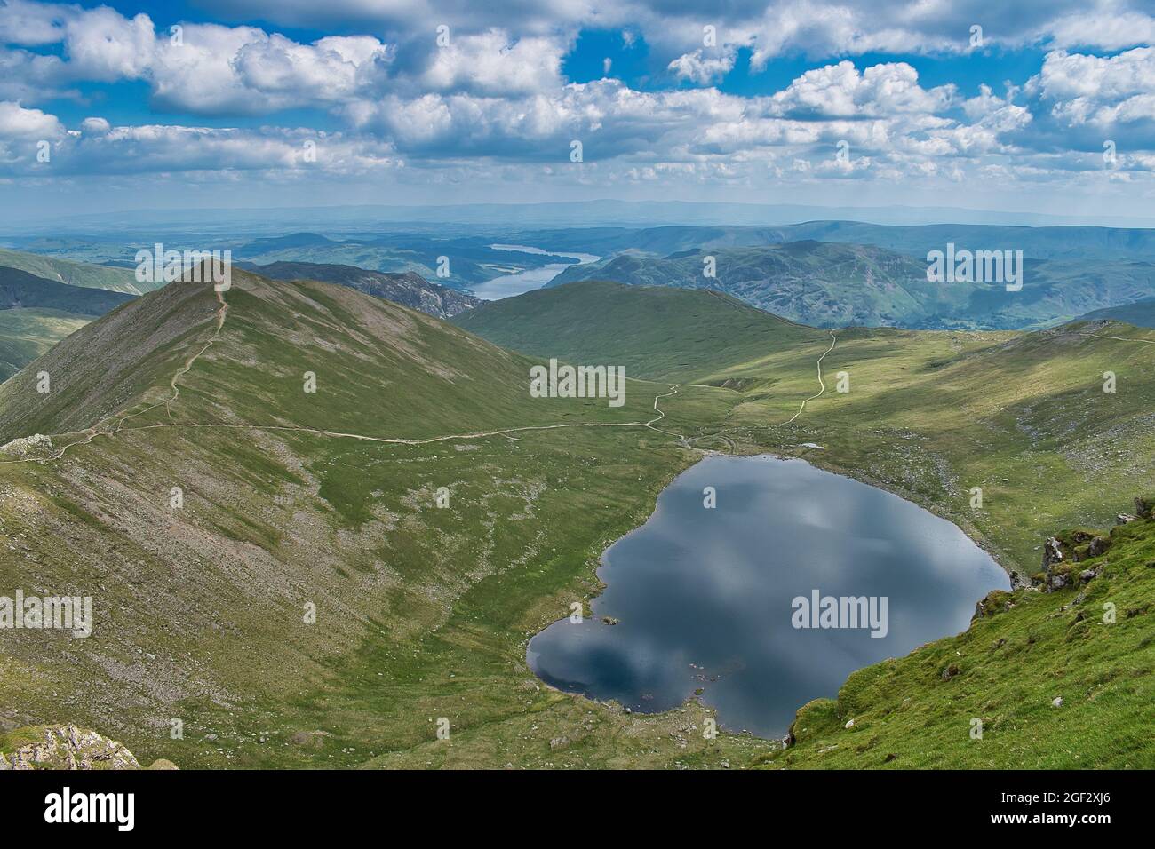 Helvellyn Hike Lake District Stock Photo - Alamy