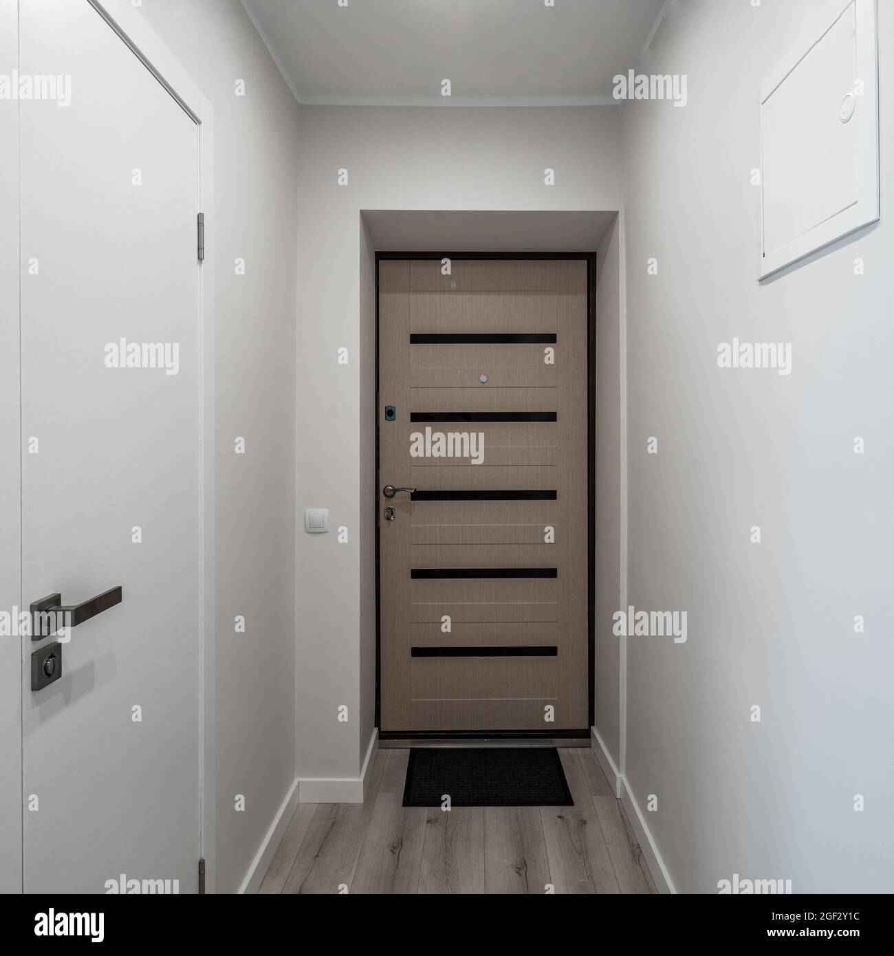 Modern Apartment Door Open White Door Stock Illustrations – 69,746