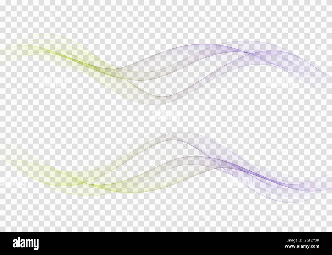 Blue and green color waves.Transparent abstract wavy waves Stock Vector ...