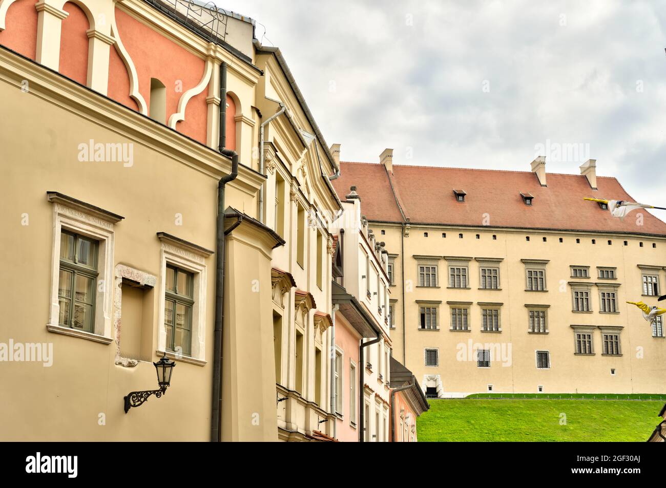 Krakow Old Town in cloudy weather, HDR Image Stock Photo - Alamy