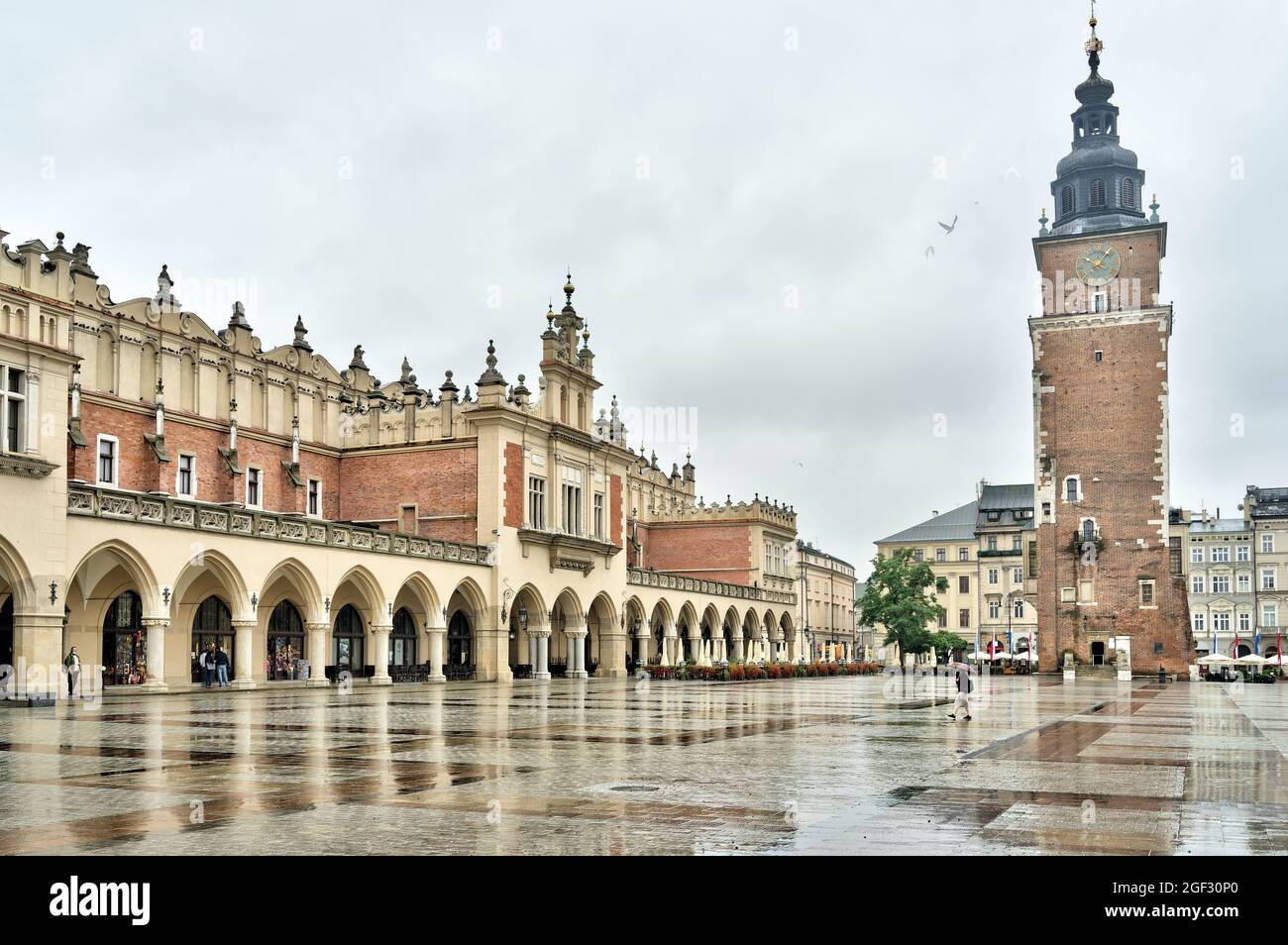 Krakow Old Town in cloudy weather, HDR Image Stock Photo - Alamy