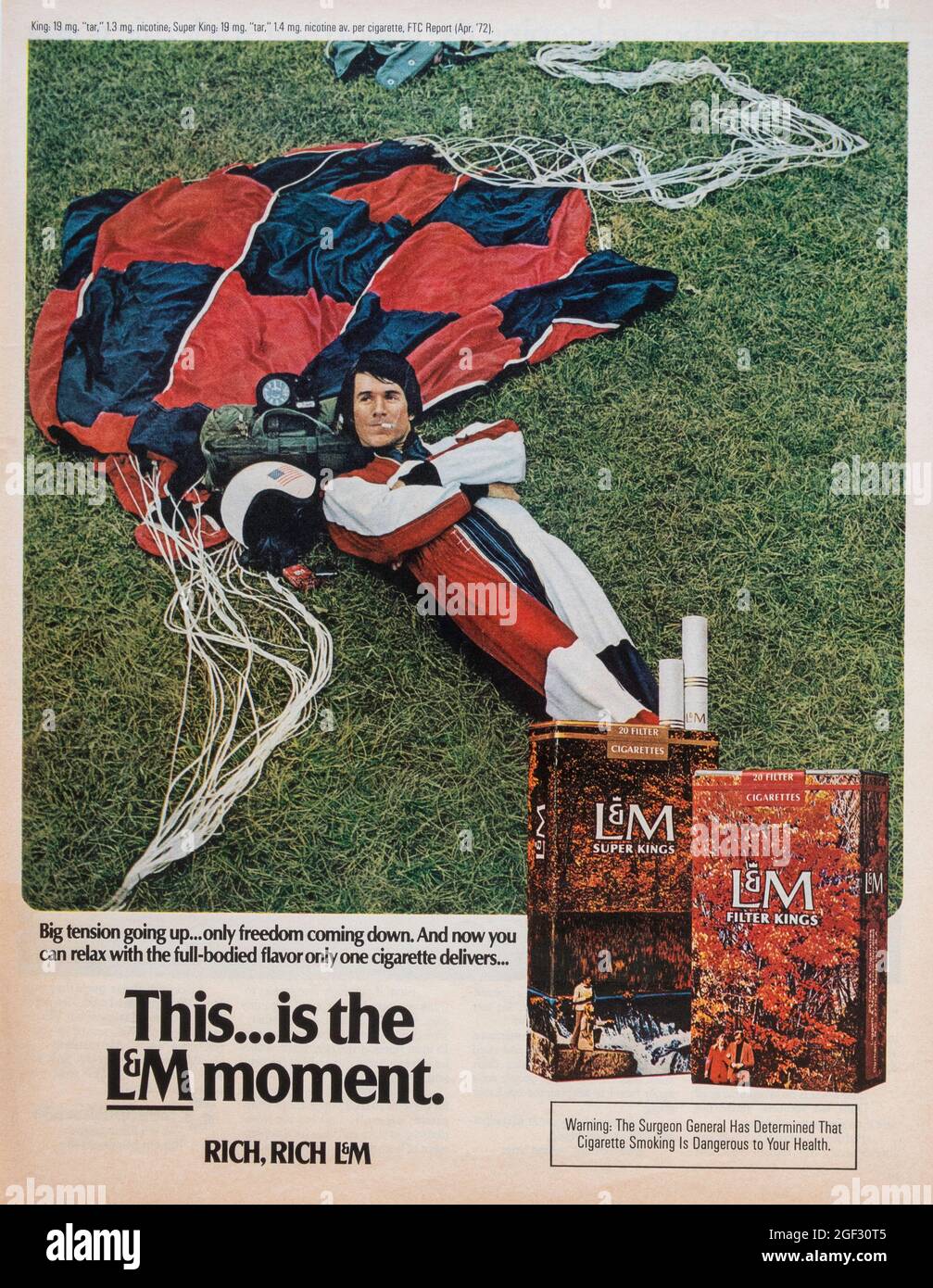 Vintage Life Magazine advertisement, 6 October 1972 issue, USA Stock ...