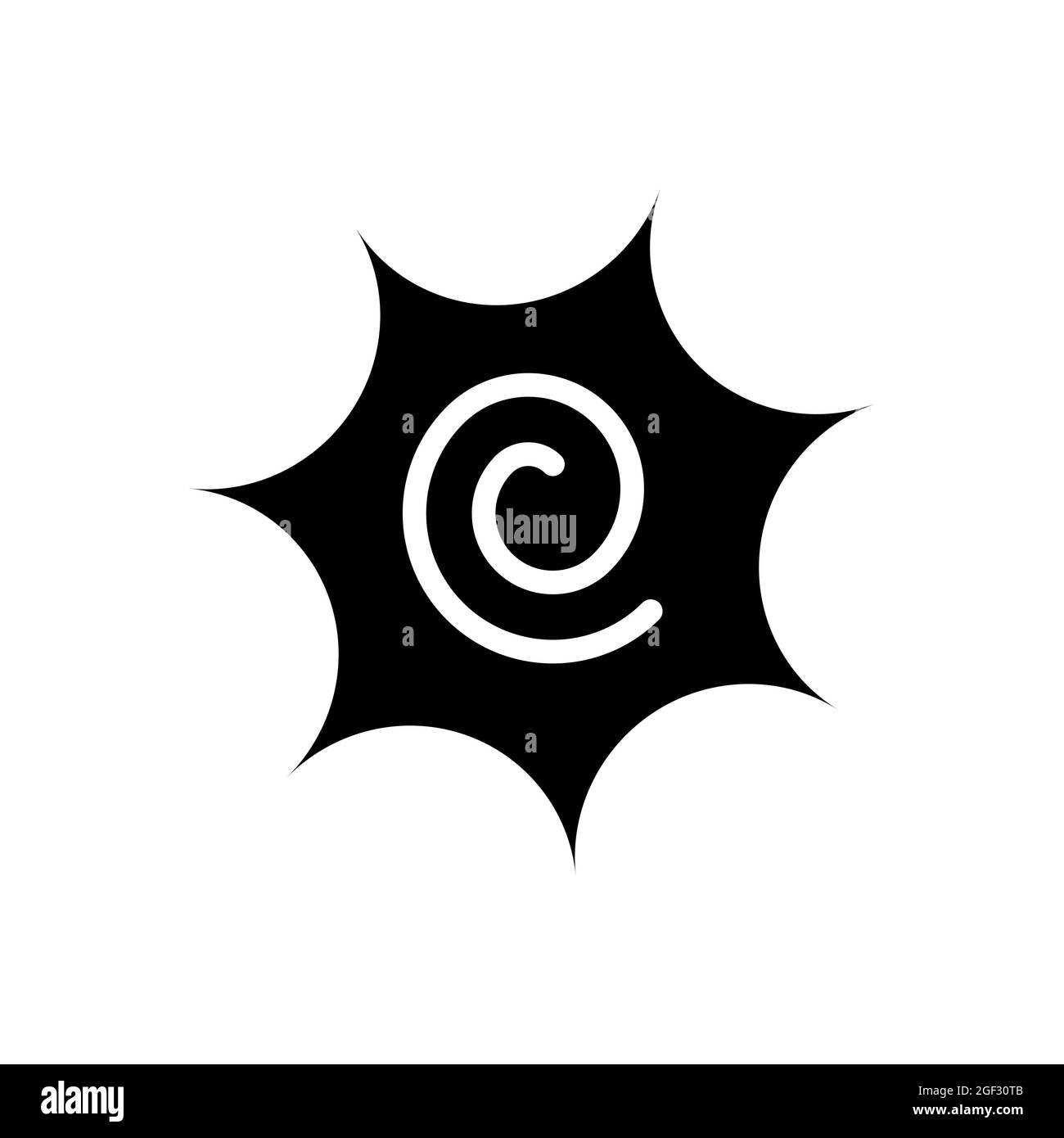 Narutomaki or kamaboko surimi vector filled icon Stock Vector Image ...