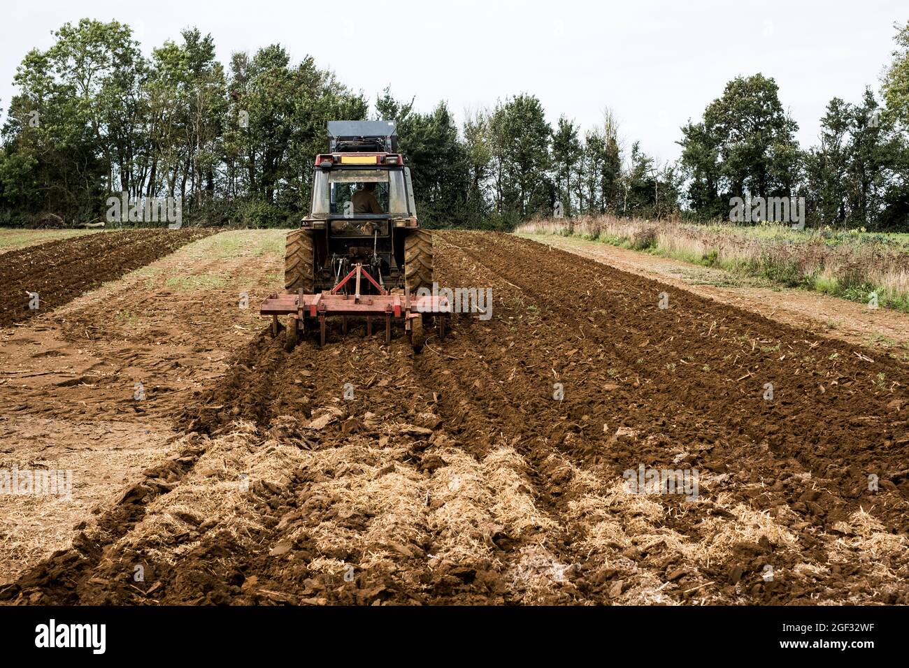Rear view of tractor hi-res stock photography and images - Alamy