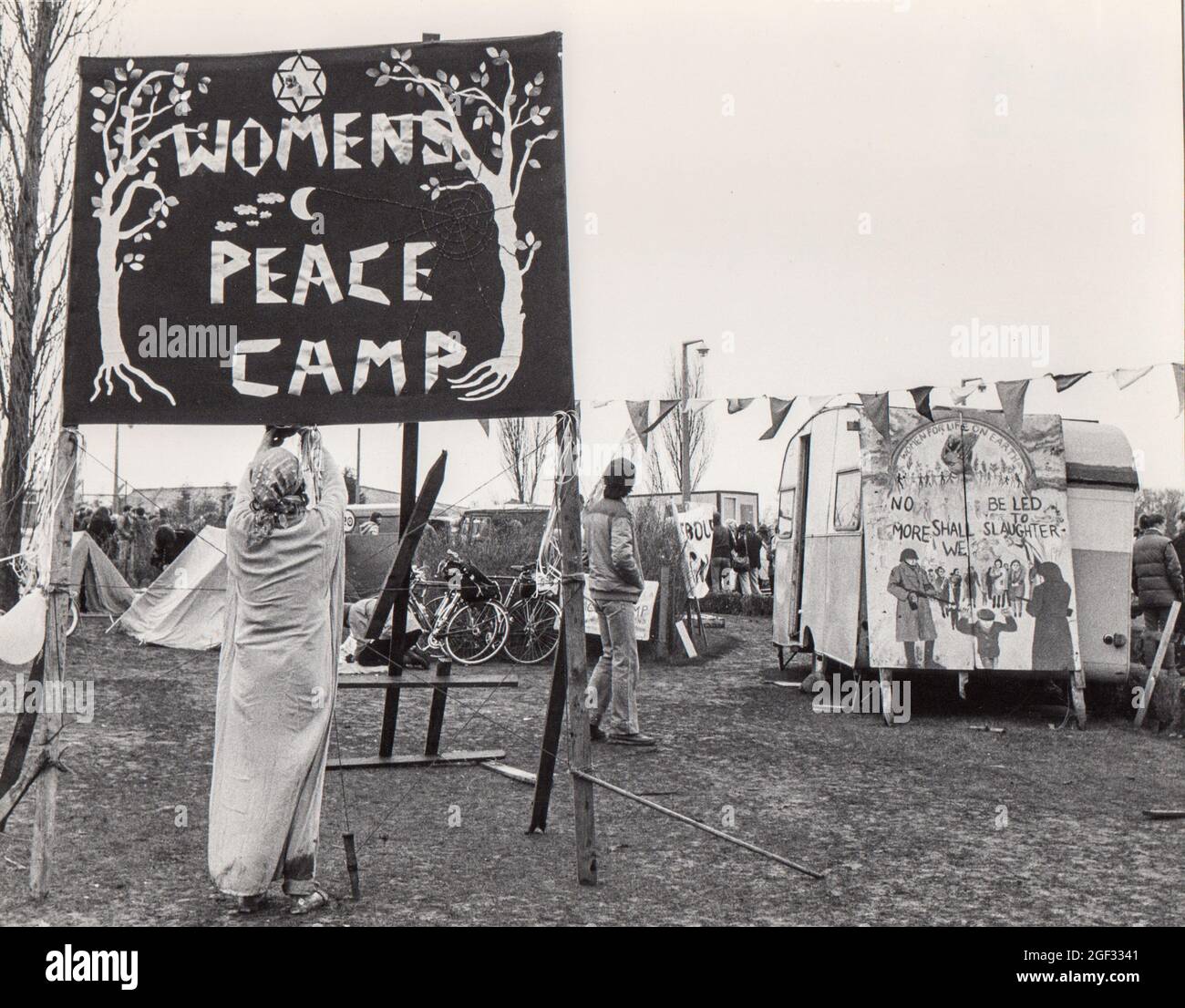 1981 Greenham Common Peace camp becoming more organised with the ...