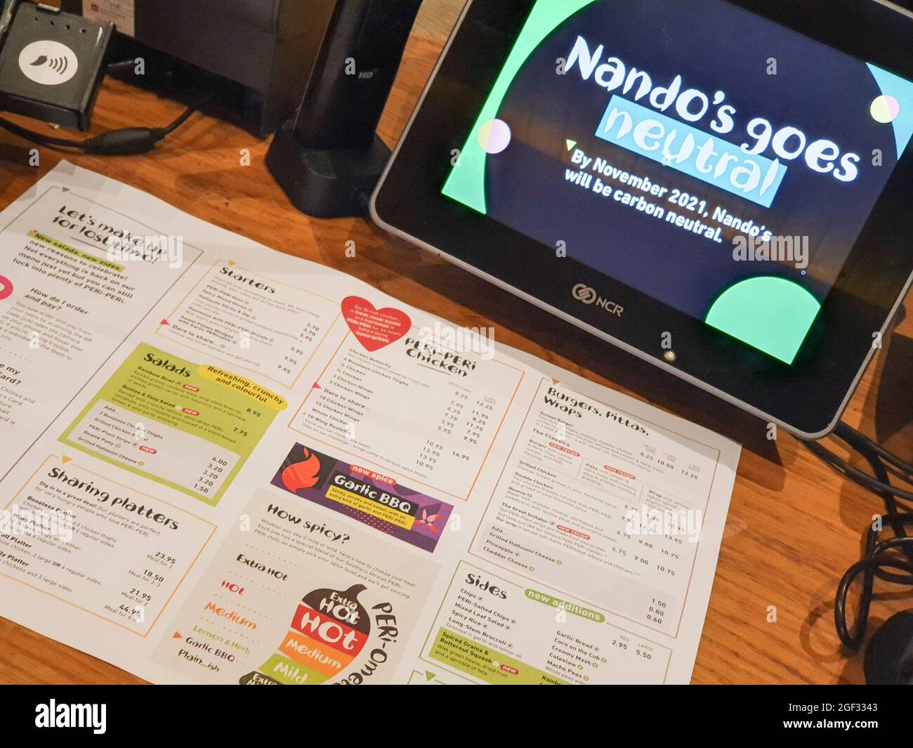 Nandos chicken wings hi-res stock photography and images - Alamy