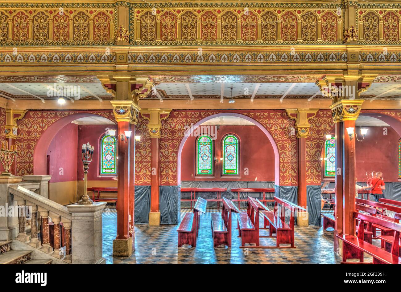 Tempel Synagogue, Krakow, HDR Image Stock Photo - Alamy