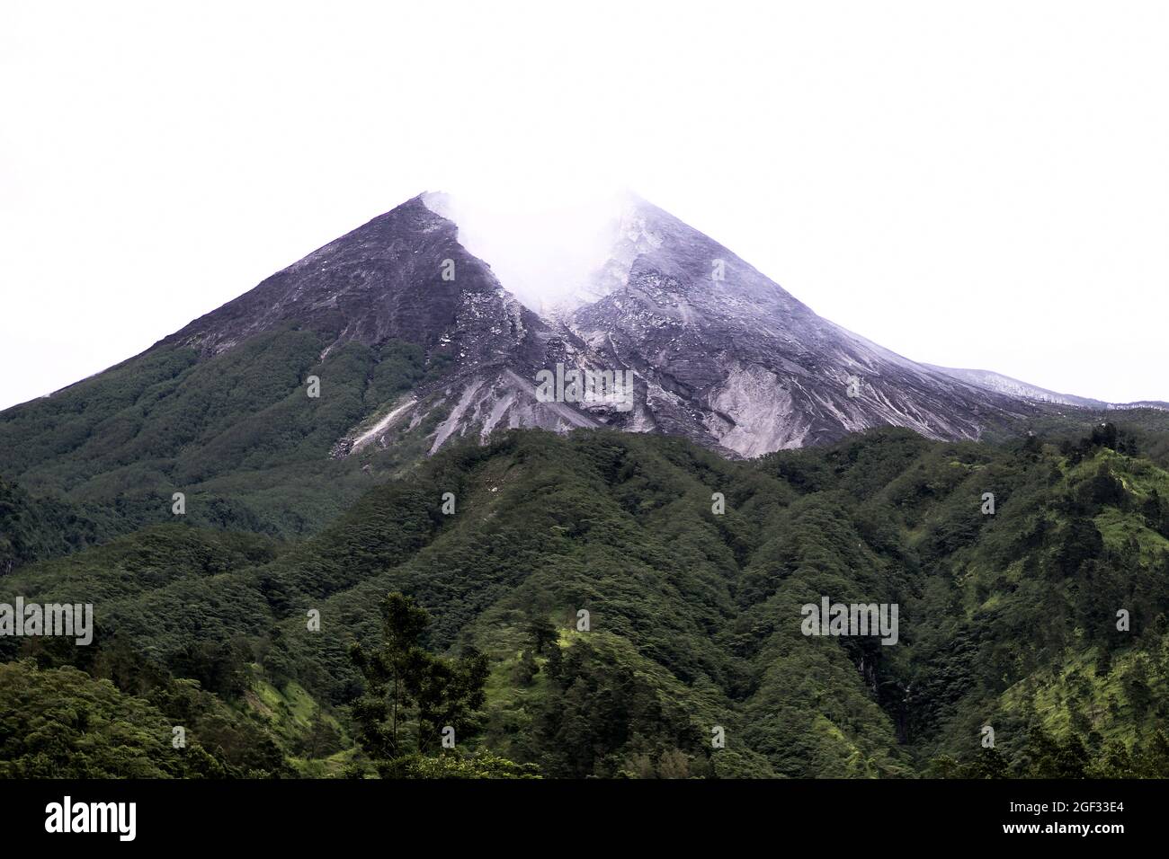 The beautiful of Merapi Mountain Stock Photo - Alamy