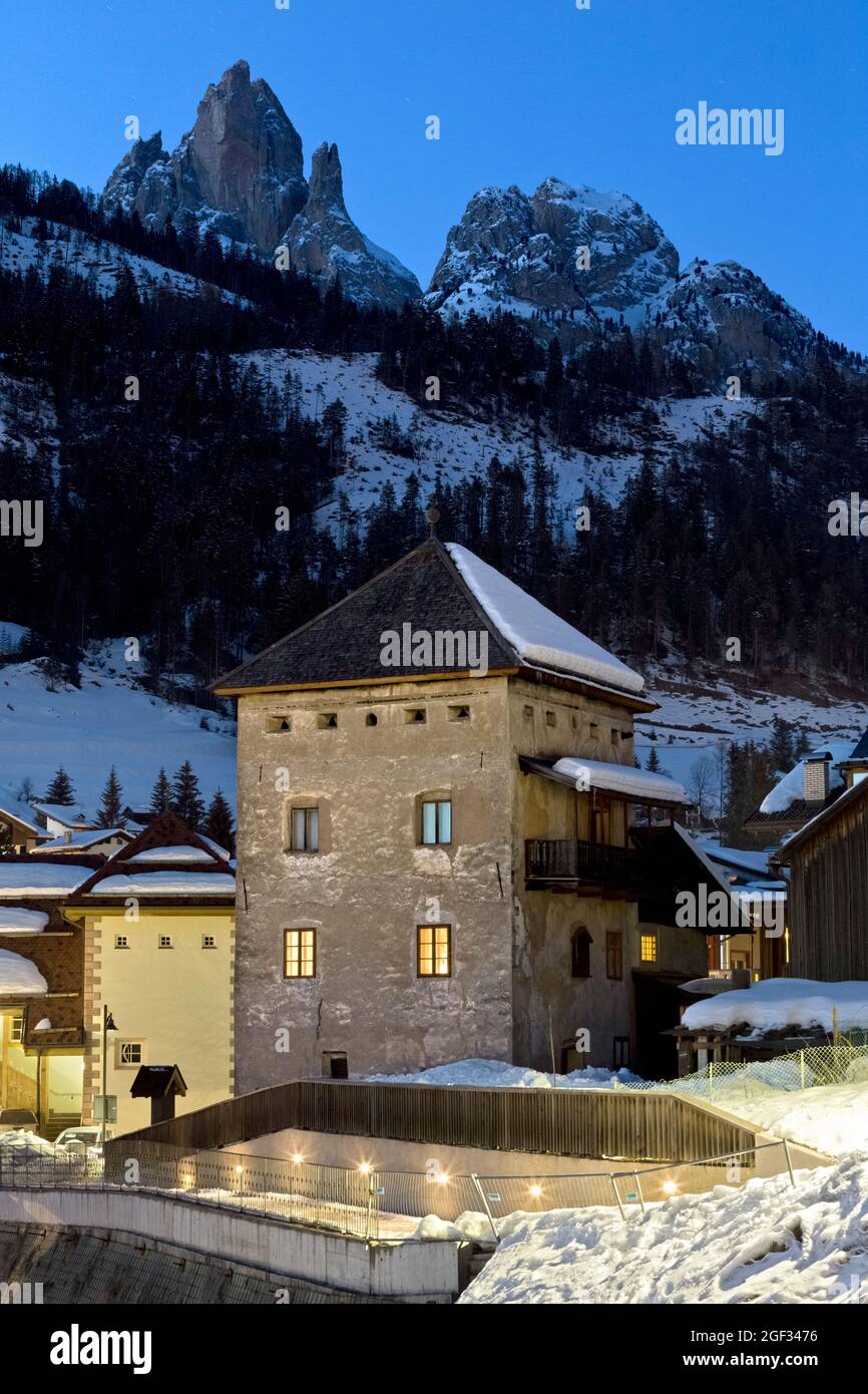 The Pozza tower is a 17th century building in the village of Pozza di ...