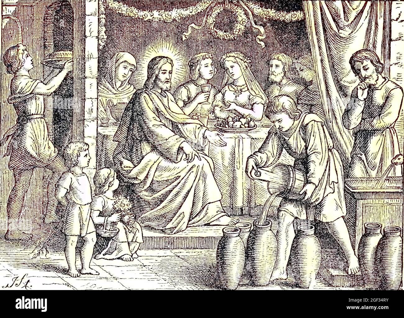 Wedding feast at cana hi-res stock photography and images - Alamy