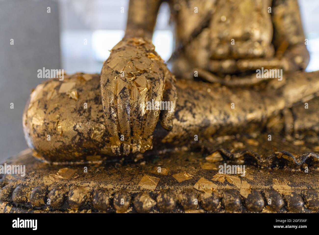 Wat Ming Muang, the white temple of Nan Province north of thailand ...