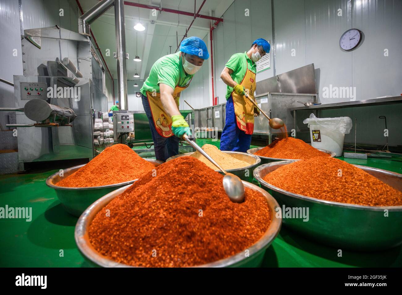BIJIE, CHINA - AUGUST 23, 2021 - Workers rush to make orders for ...
