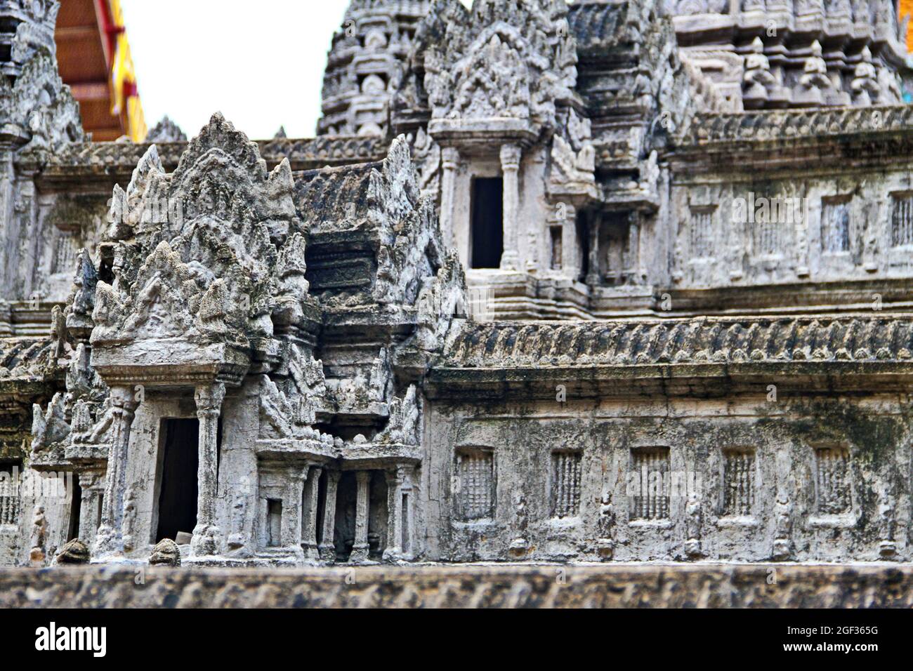 A close-up shot of a mini replica of Angkor Wat Stock Photo - Alamy