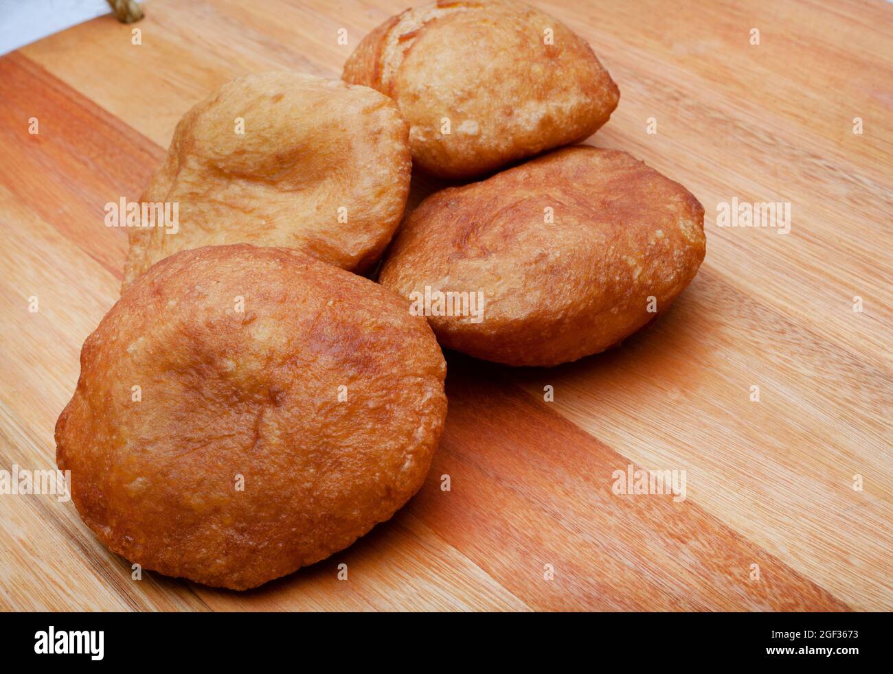 traditional South African Vetkoek, plain Stock Photo - Alamy