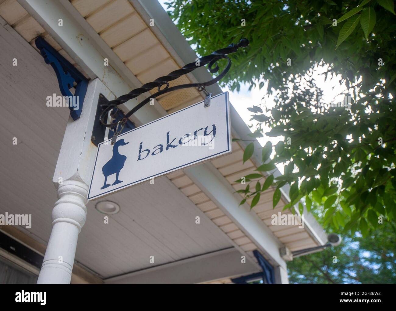 Sign outside bakery in hi-res stock photography and images - Alamy