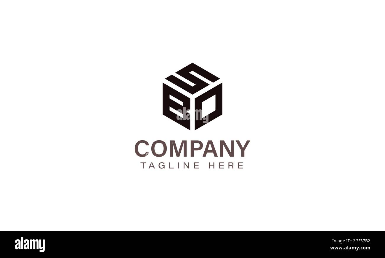 Letter SBO Logo, Three Letter Logo, Alphabet S B O Hexagon Shape Vector ...
