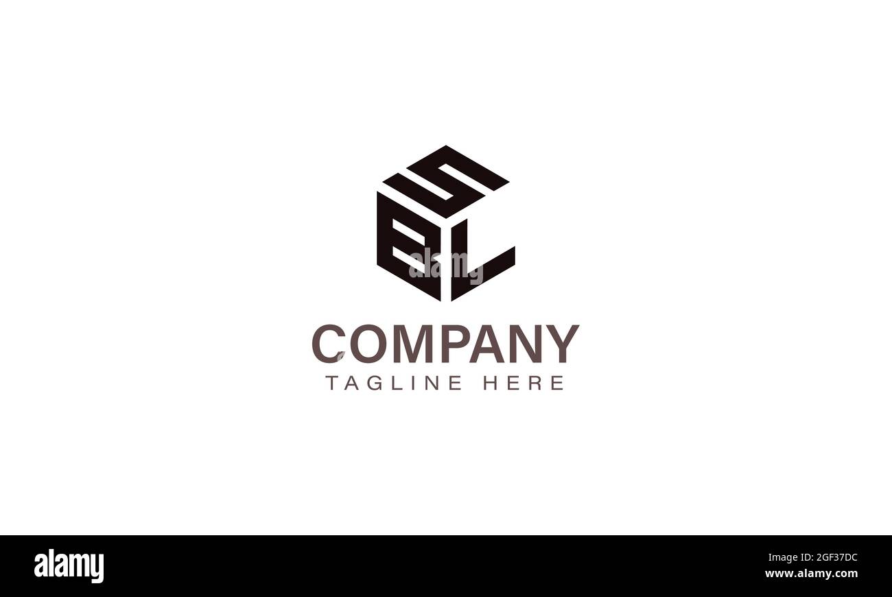 Letter SBL Logo, Three Letter Logo, Alphabet S B L Hexagon Shape Vector ...