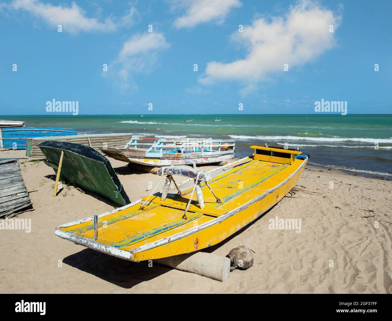 beach view with boats Stock Photo - Alamy