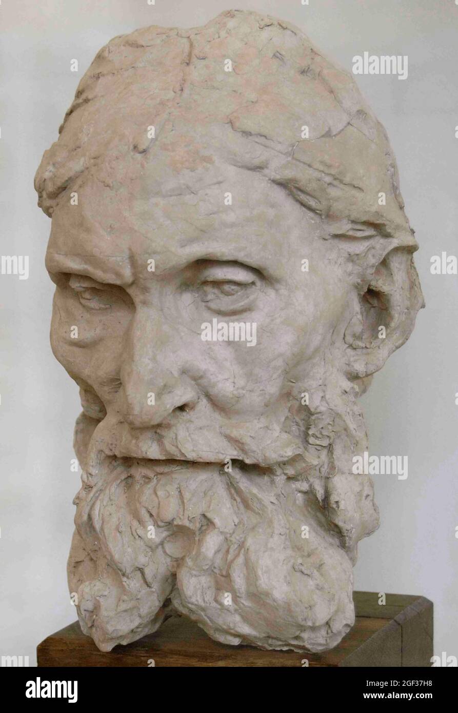 Auguste Rodin (1840-1917). French sculptor. Burgher of Calais, Eustache ...