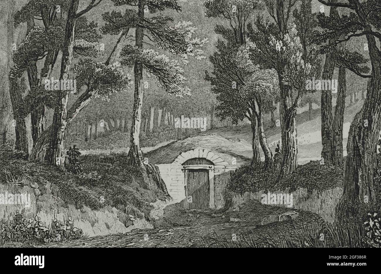 United States of America. George Washington's tomb. Mount Vernon ...