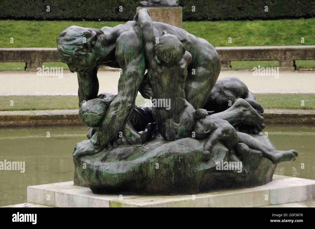 Auguste Rodin (1840-1917). French sculptor. Ugolino and his sons, 1901-1904. Bronze. Garden of ...