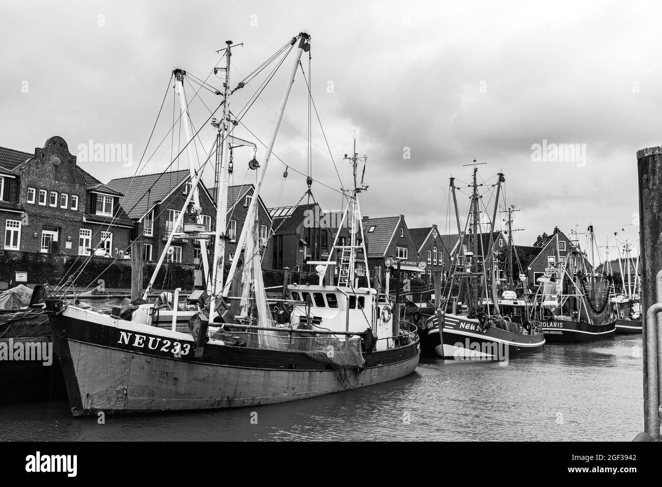 In a harbor of Ostfriesland Stock Photo - Alamy