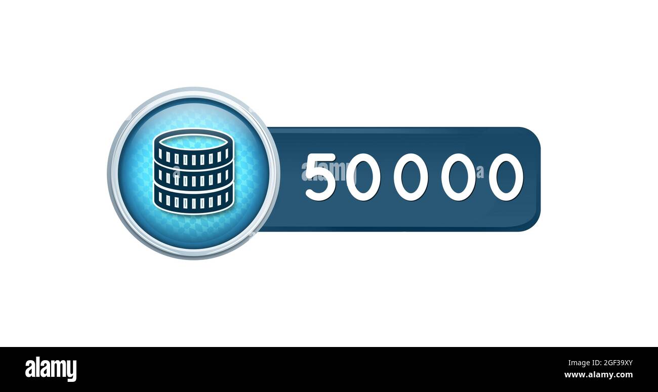 Coins with numbers 4k Stock Photo - Alamy