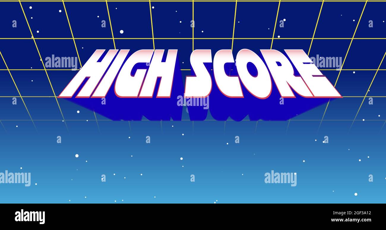 High Score sign Stock Photo - Alamy